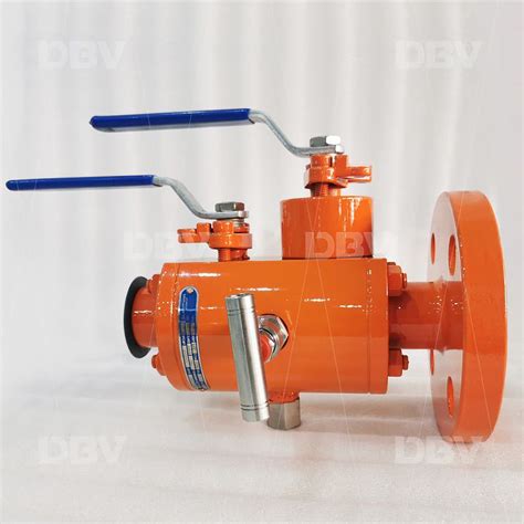 Double Block And Bleed Ball Valve Floating Ball Valves