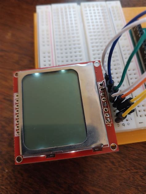 Nokia 5110 LCD Display Not Displaying Anything Displays Arduino Forum