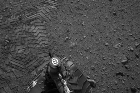 Mars Rover Tracks Spell Out Morse Code Message
