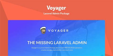 Voyager Laravel Admin Package Made With Laravel