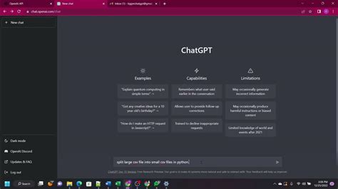 Chatgpt Split Large Csv File Into Smaller Using Python Youtube
