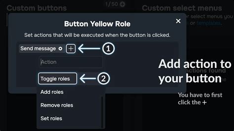 Assign Roles Via Buttons