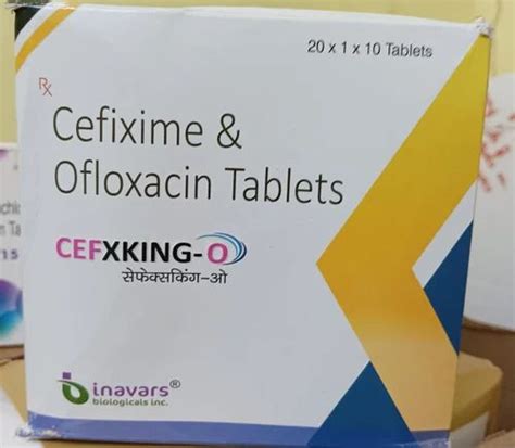 Cefix O Cefixime With Ofloxacin Tablets 200 Mg At Rs 100stripe In Kolkata