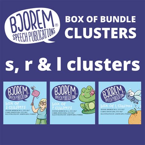 Box Of S R L Clusters Bundle Sound Cue Cards Bjorem Speech®