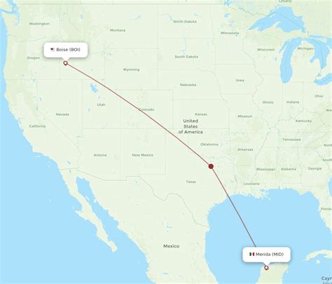 Flights From Boise To Merida Boi To Mid Airlines And Best Routes