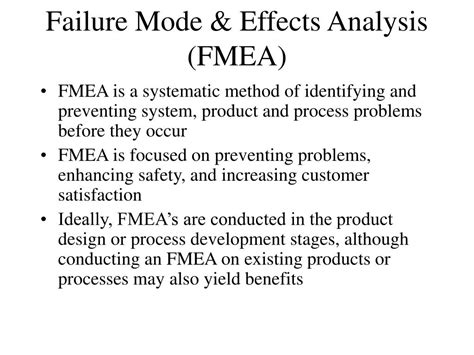 PPT FMEA Failure Mode Effects Analysis PowerPoint Presentation Free