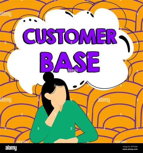 Hand Writing Sign Customer Base Business Idea Encourage Customers To