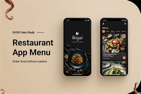 Interactive Restaurant Menu App UI UX Design Behance