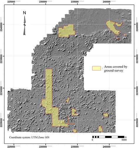 Areas Covered By Ground Survey 2000 2020 Total Coverage Is 21 4 Km 2 Download Scientific