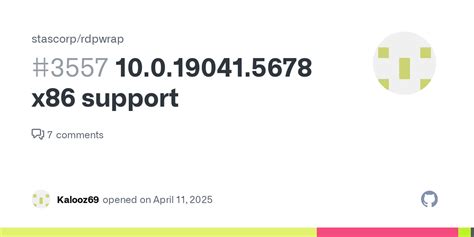 100190415678 X86 Support · Issue 3557 · Stascorprdpwrap · Github