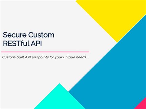 Custom Restful Api Services For Your Project Upwork