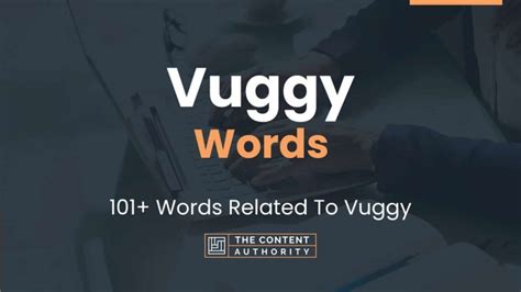 Vuggy Words 101 Words Related To Vuggy