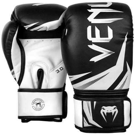 Боксерські перчатки Venum Challenger 3.0 Black / White (03525-108-BKW ...