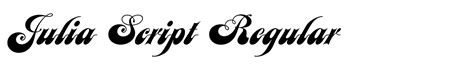 julia script regular font webfont and desktop myfonts