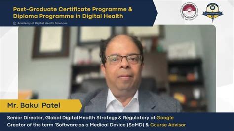 Project Create Jobs On Linkedin Mr Bakul Patel Course Advisor Digital Health Worlds Most