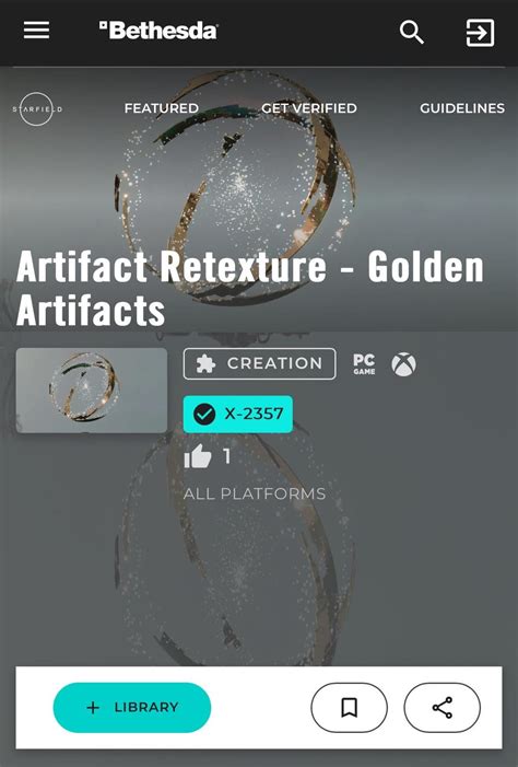 Artifact Retexture Issue Rstarfieldmodsxbox