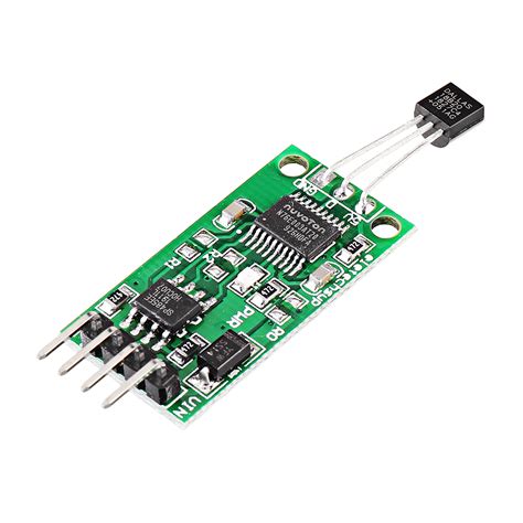 3pcs ds18b20 5v ttl com uart temperature acquisition sensor module modbus rtu pc plc mcu digital