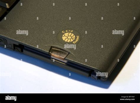 Smart Card Reader On Laptop PC Stock Photo Alamy