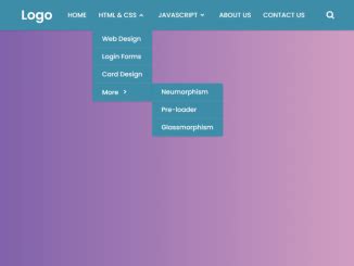 Responsive Navigation With Dropdown And Search Box CodeHim