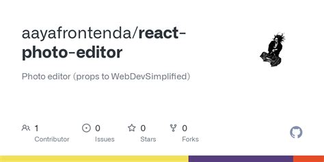 github aayafrontenda react photo editor photo editor props to