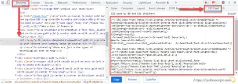 How to See and Extract CSS of a Website [Practical Guide] - Technocript.com
