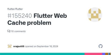 Flutter Web Cache Problem Issue Flutter Flutter GitHub
