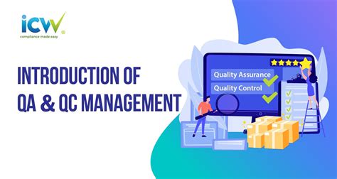introduction of qa and qc management icw