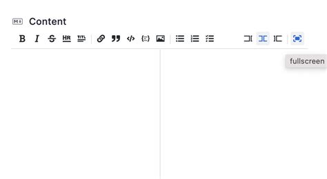 Richtext Field Needs A Full Screen Mode Similar To Markdown Fieldtype · Issue 752 · Rowyio