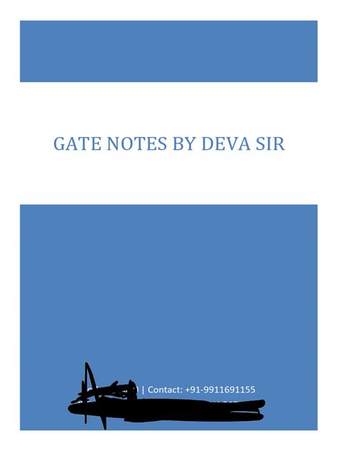 Gate Cs Short Notes By Mallesham Devasane Deva Sir Pdf
