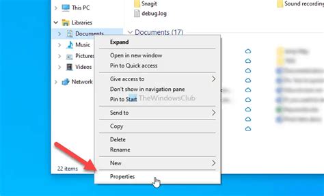 How To Change Library Folder Template On Windows