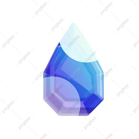 Blue Gem Icon Cartoon Vector Vector Design Shaped Png And Vector