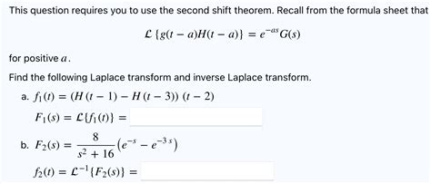Solved This Question Requires You To Use The Second Shift