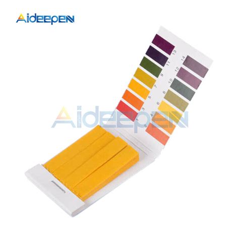 80 스트립팩 Ph 테스트 미터 표시기 용지 전체 Ph 측정기 Ph 컨트롤러 Ph 값 1 14 리트머스 테스트 용지 물 배출 키트 측정 및 분석 장비