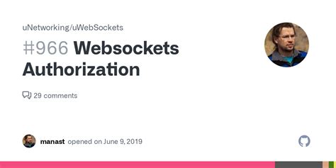 Websockets Authorization · Issue 966 · Unetworking Uwebsockets · Github