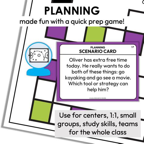 Planning Executive Functioning Game — Autism Grown Up