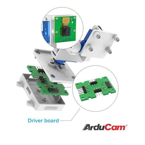 arducam b0283 upgraded camera pan tilt platform for raspberry pi 31