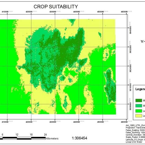 Pdf Land Suitability Assessment For Effective Crop Production A Case