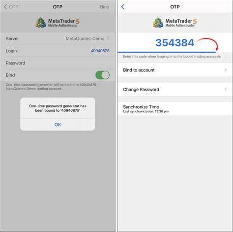OTP Authentication Using One Time Password Orbex Help Center