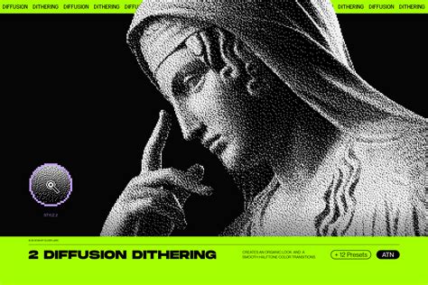 Bitmap Lab One Click Photoshop Halftone Action Behance