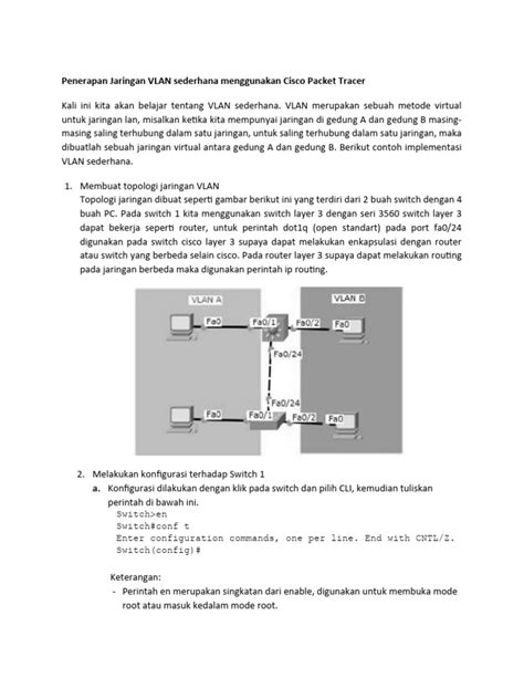 3 1 Penerapan Jaringan Vlan Pdf