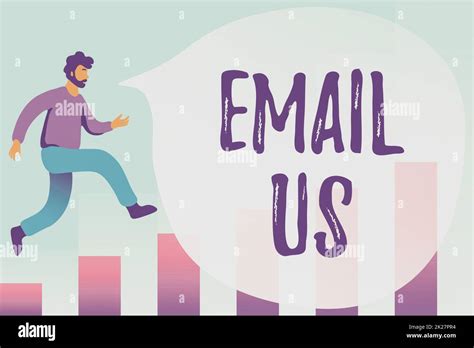 Conceptual Caption Email Us Business Showcase Sending A Commercial