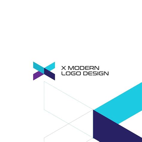 X 문자 로고 디자인 X 현대 로고 문자 X 프리미엄 벡터