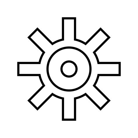 Settings Line Black Icon 602483 Vector Art At Vecteezy