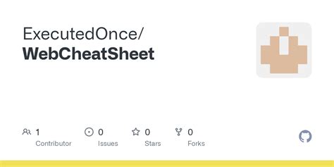Github Executedonce Webcheatsheet