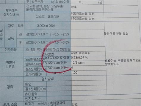 자동차 검사 불합격 일산화탄소 배출가스 부적합 대처 방법 요령 네이버 블로그