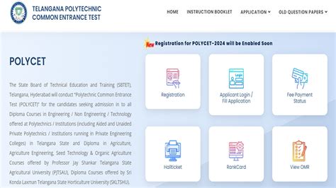 TS POLYCET 2024 Application Form Soon At Polycet Sbtet Telangana Gov In Exam Date Announced