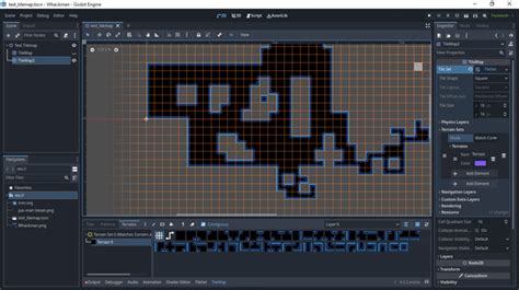 autotiling tilemap with collisions godot 4 0 3 r godot