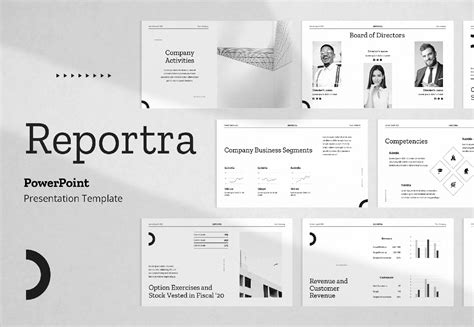 Annual Report Powerpoint Presentation Template Graphue