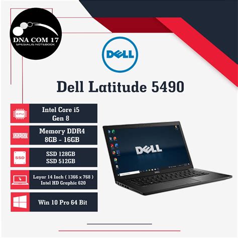 Jual Laptop Dell Latitude Core I5 Core I7 RAM 16GB SSD 512GB Mulus Original
