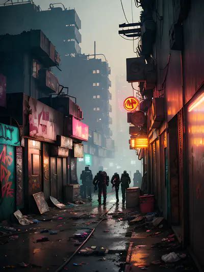 赛博朋克贫民窟 无界ai